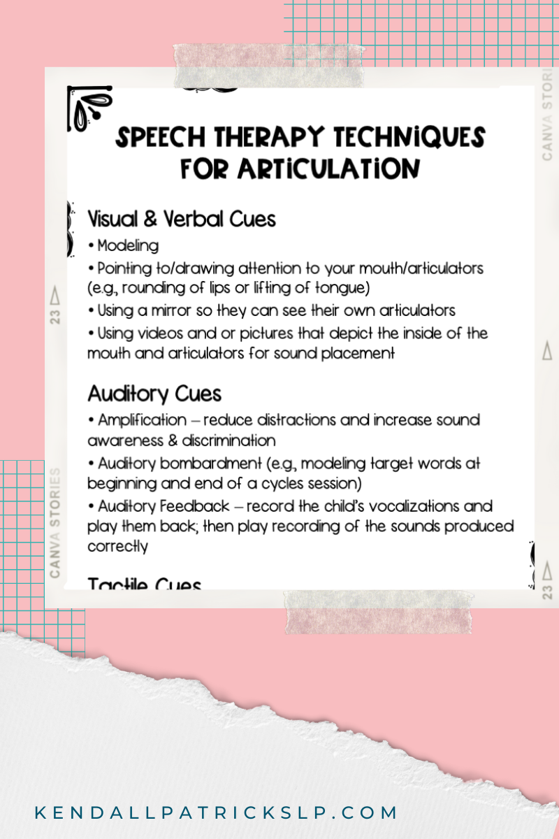 Why is knowing about the different articulation therapy approaches ...