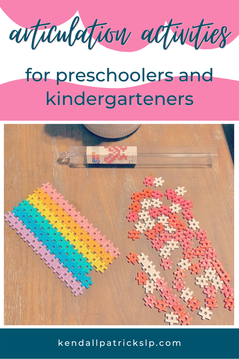 6 Brilliant and Exciting Articulation Activities for Preschoolers ...