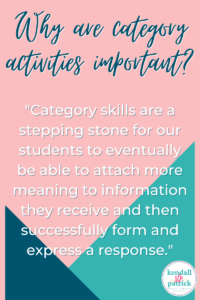 6 Easy Speech Therapy Category Activities Guaranteed to Engage Your ...