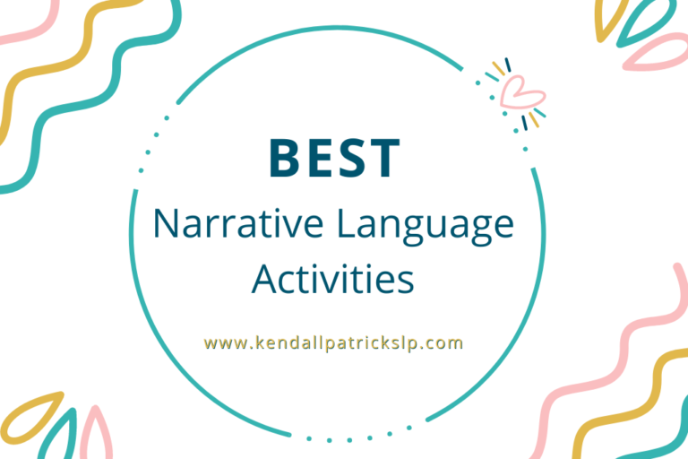 4 Simple, Astonishing Speech Therapy Narrative Goals That You Can ...