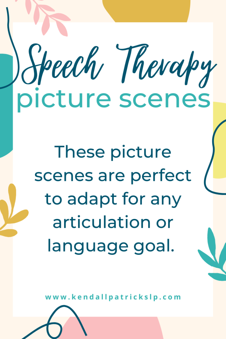 6 Brilliant Ways to Use a Speech Therapy Picture Scene in Your Sessions ...